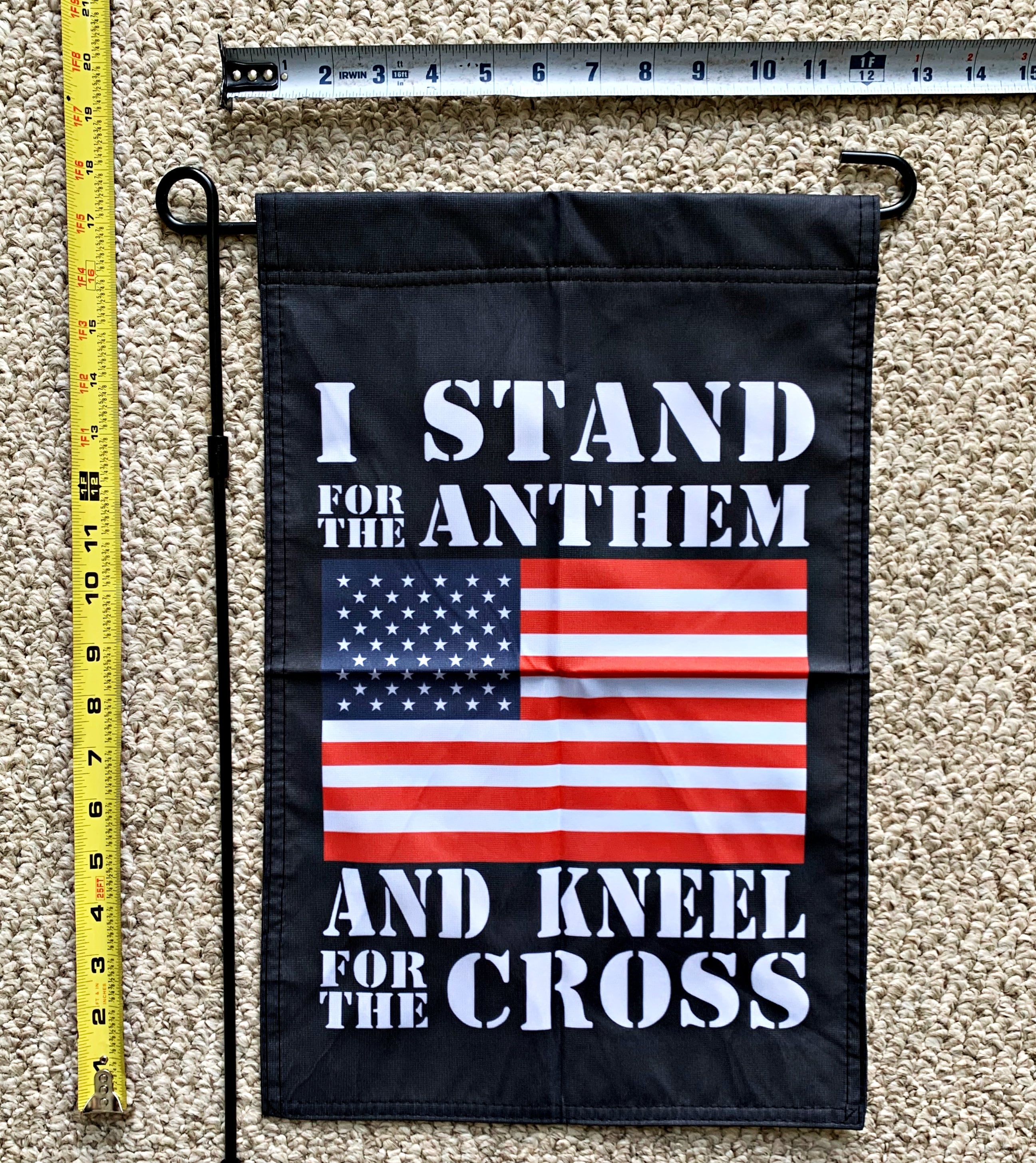 Donald Trump Garden Flag FREE SHIPPING I Stand For The Flag | Etsy