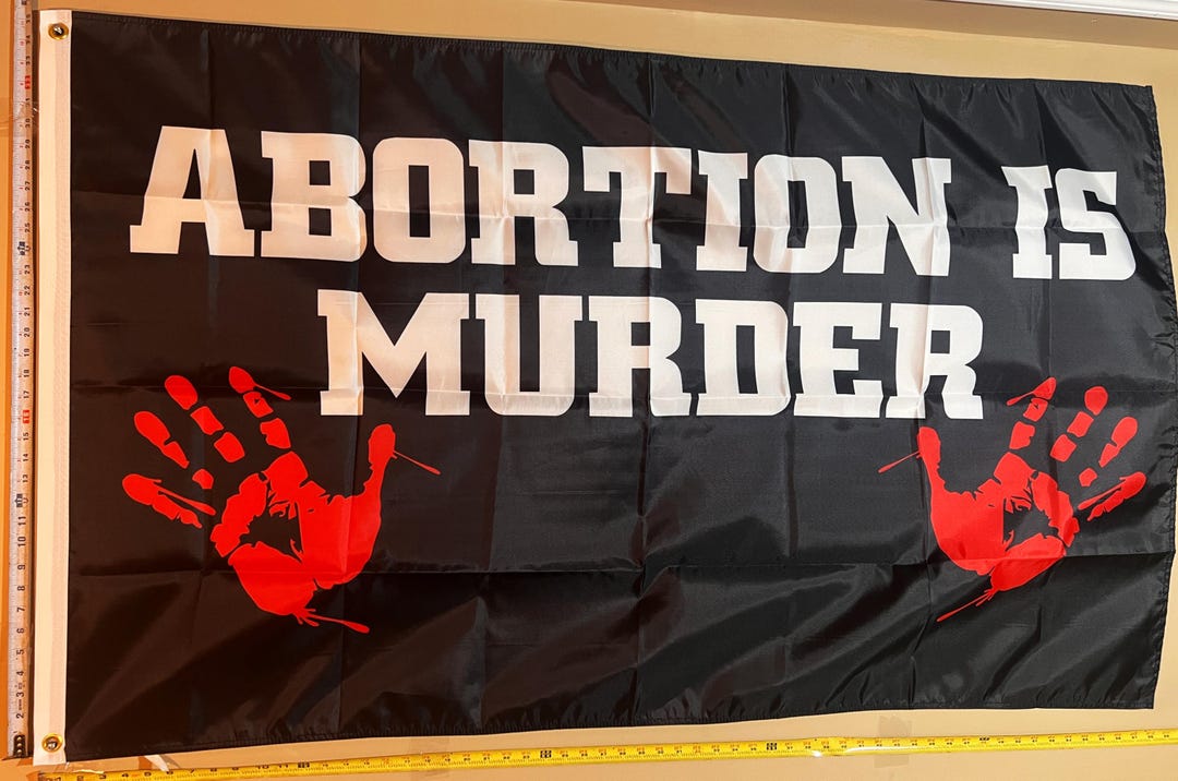 Pro Life Flag FREE SHIPPING 3 Stop Abortion Vote Pro Life USA ...