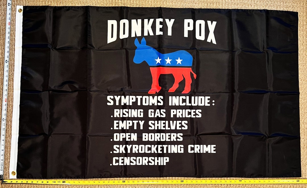Donald Trump Flag FREE SHIPPING Donkey Pox List Hillary for Prison ...