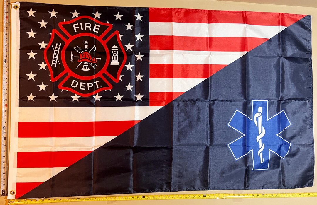 First Responders Flag FREE SHIPPING 21 Ems Law Enforcement Firefighters ...