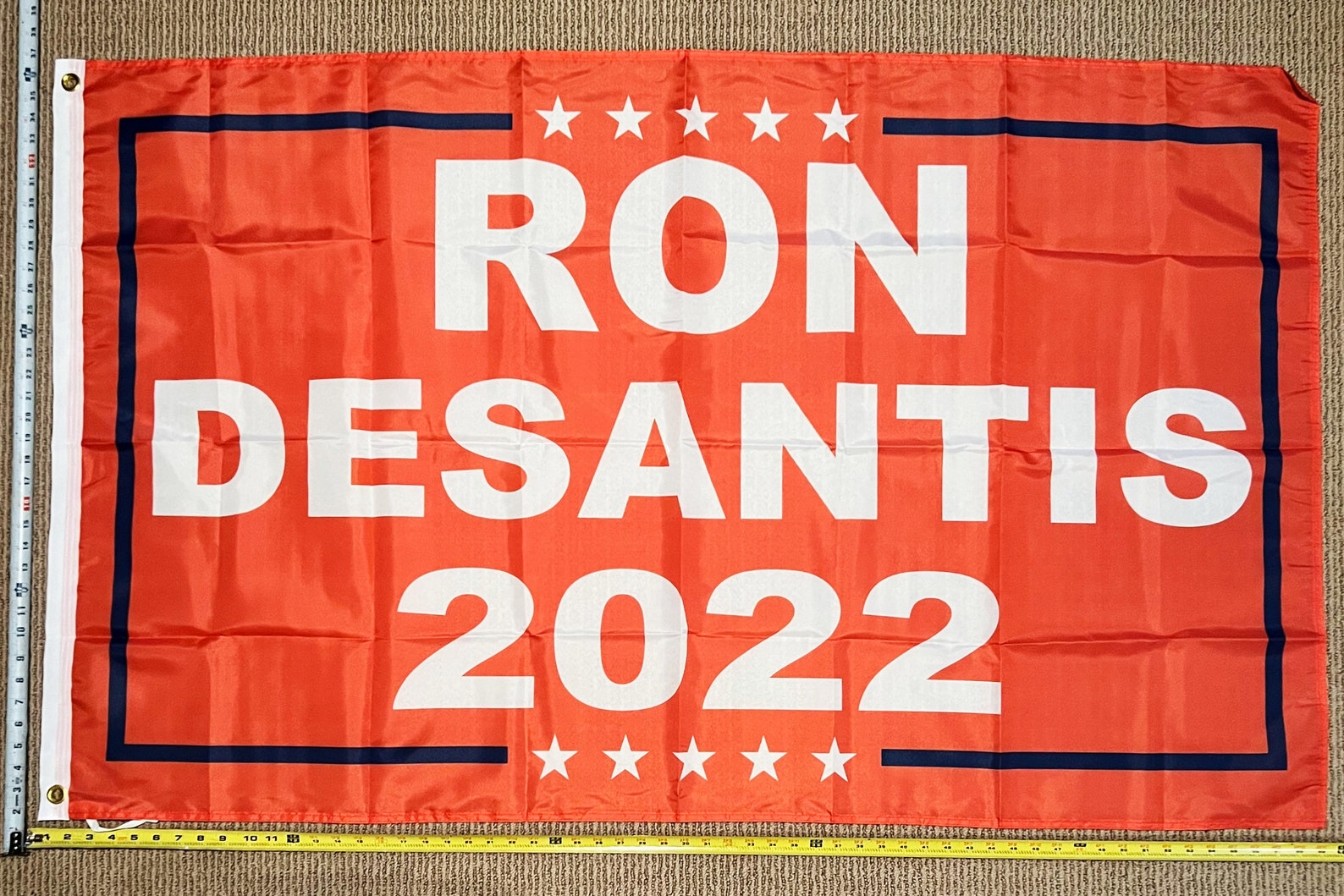 Ron Desantis Flag FREE SHIPPING Desantis 2022 Governor Re-elect Orange ...