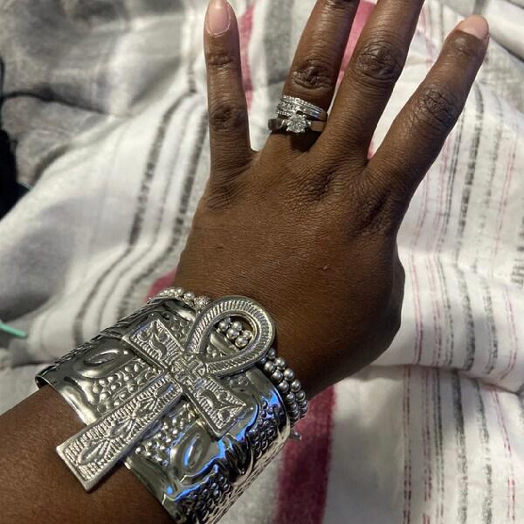 Ankh Cuff Bracelet | Silver or Copper | Ancient Egyptian Symbol Jewelry ...