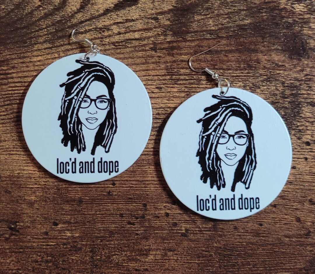 Loc'd and DOPE Earrings - Etsy