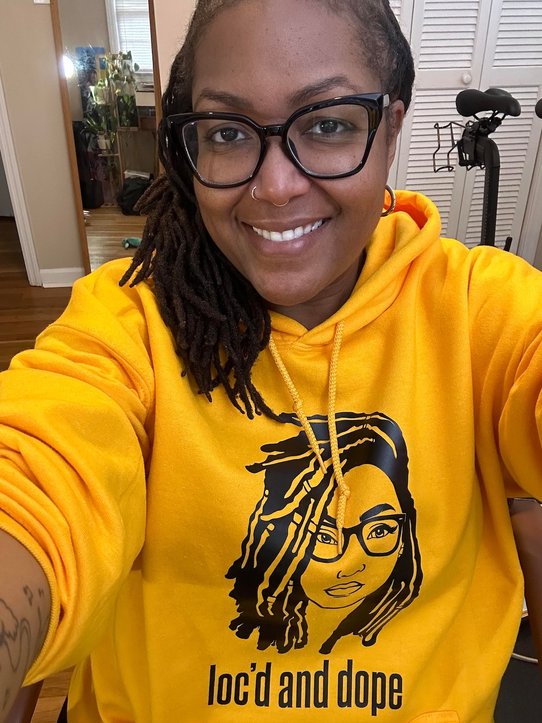 Loc'd and DOPE Hoodie, Loc Hoodie, Locd Hoodie, Loc Women, Locd Shirt ...