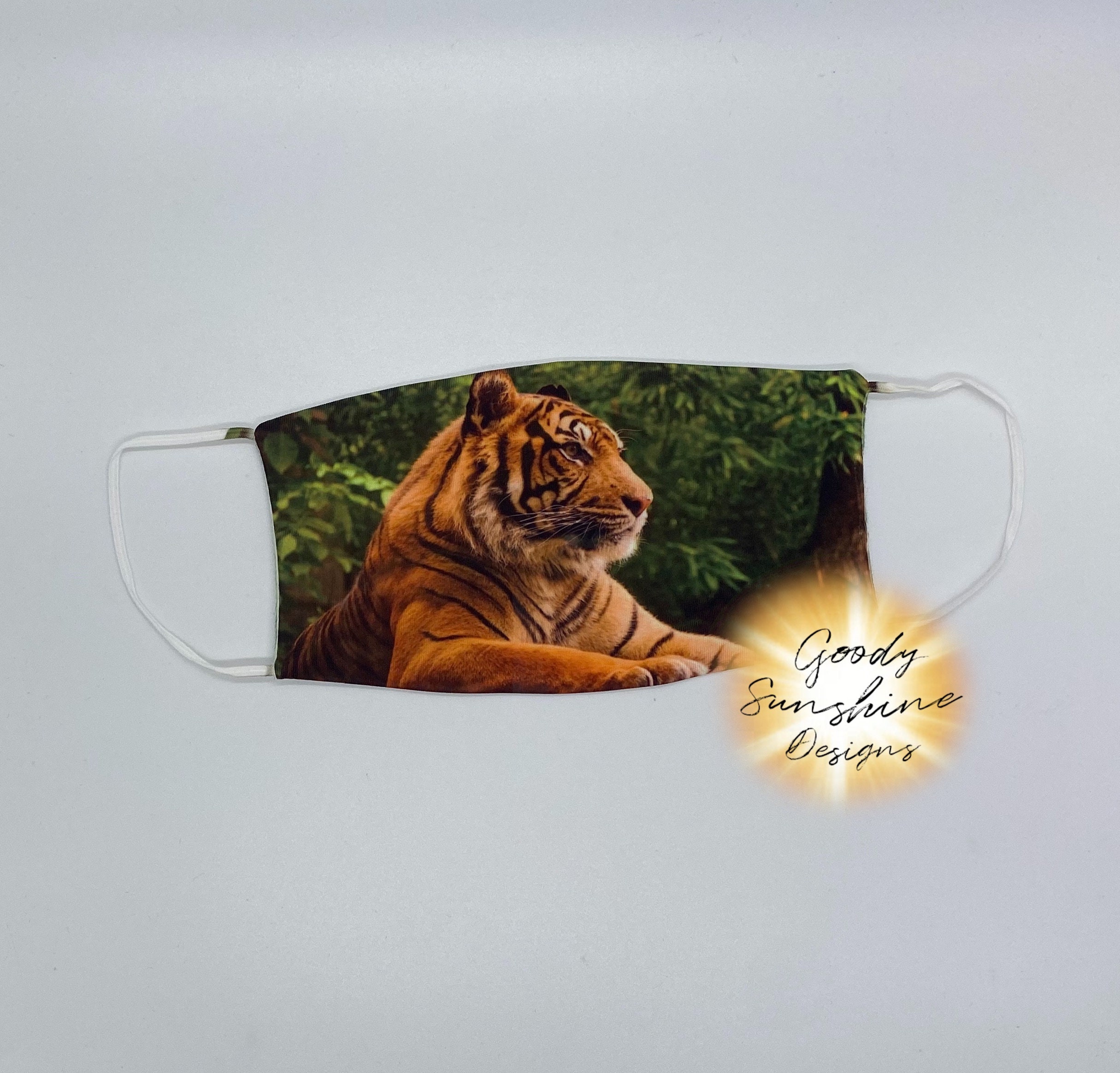 Tiger Face Mask Adult and Kids Tiger Mask Animal Print - Etsy