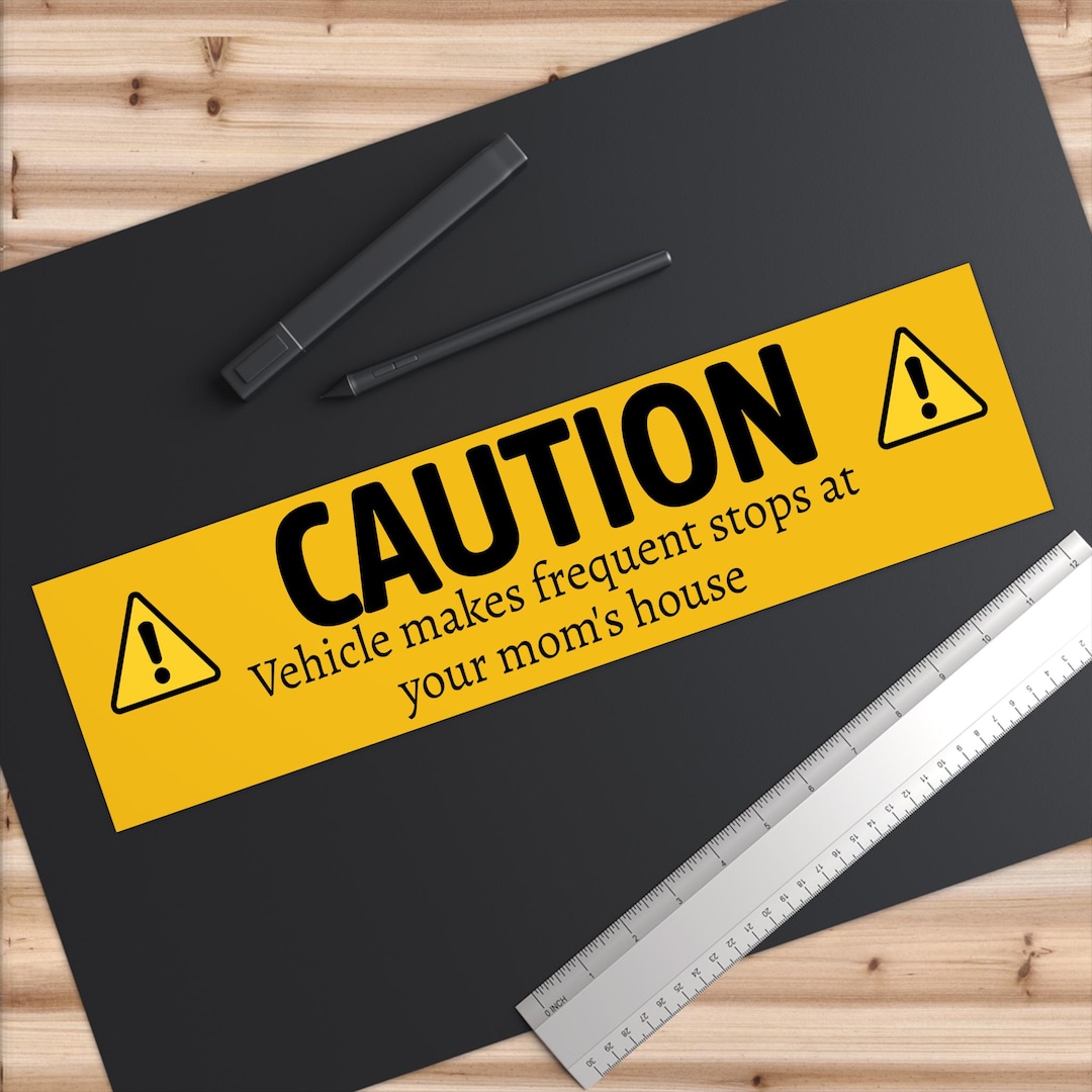 Funny Adult Bumper Stickers Hilarious Car Decals for Adults, Sarcastic ...