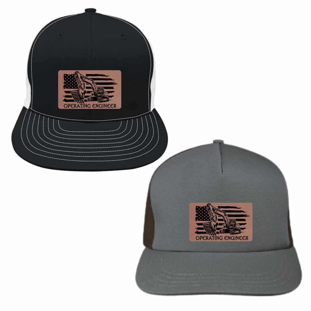 Operating Engineer Leather Patch Hat - Etsy