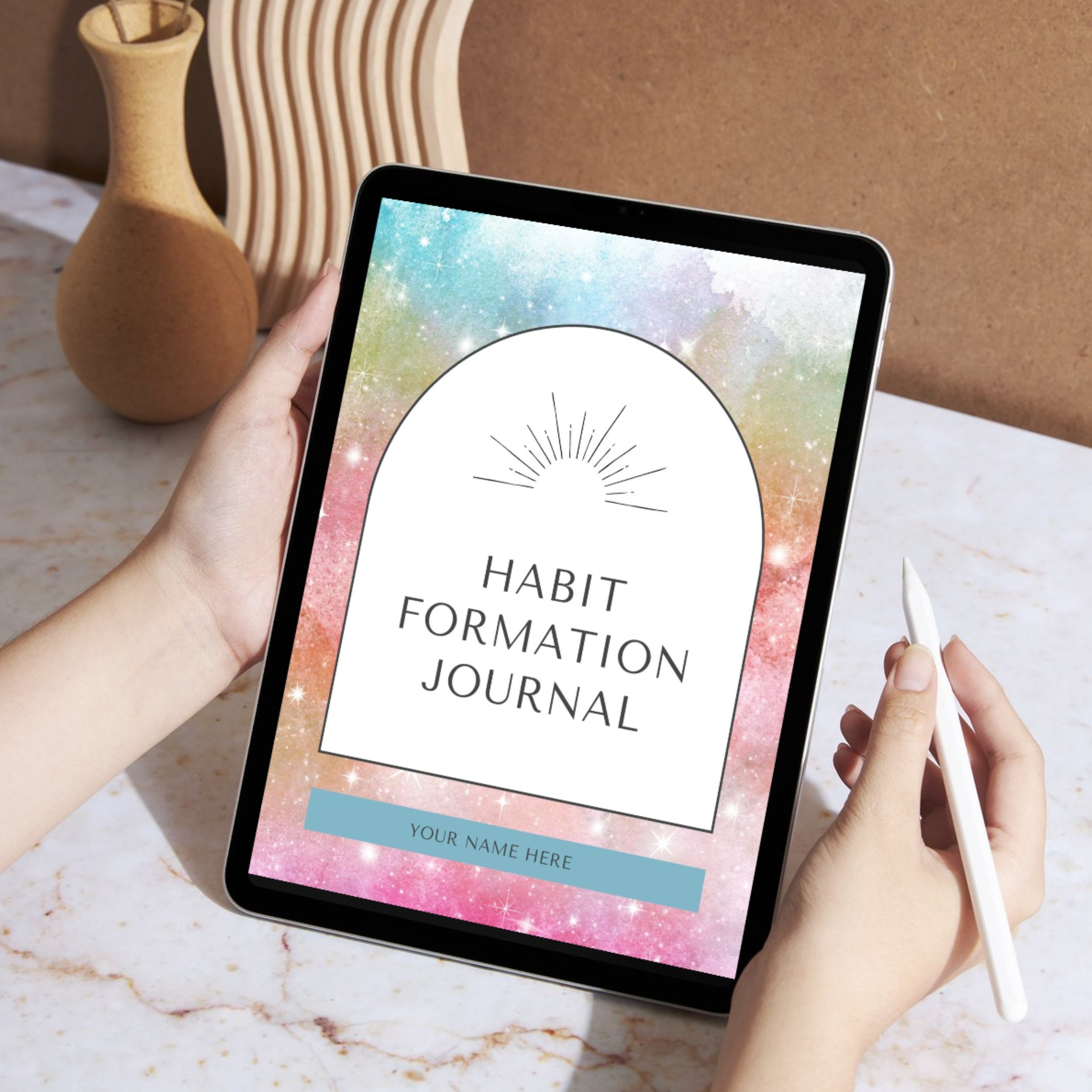 Editable Habit Formation Journal Canva Template Digital Download ...