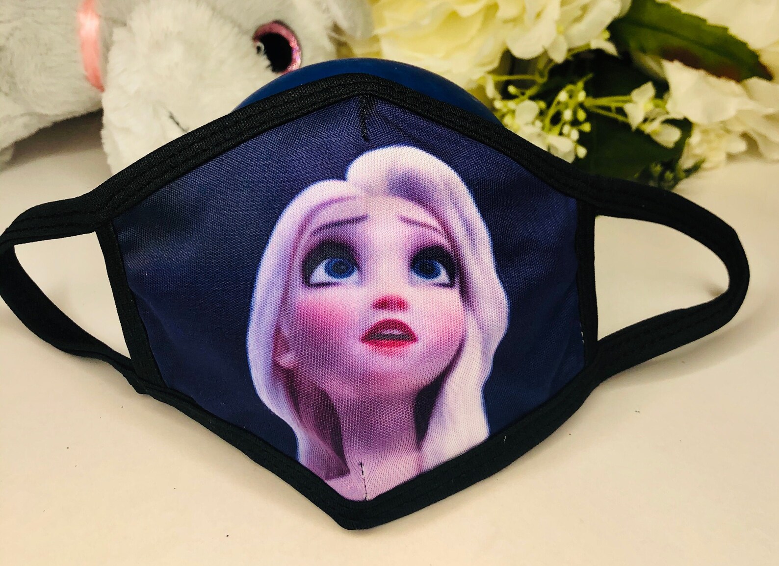 New Frozen Elsa Kids Face Mask Double Layered Washable | Etsy