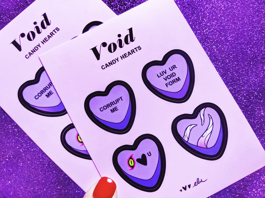Void Candy Sticker Sheet | Void Elf | Valentine | Warcraft - Etsy