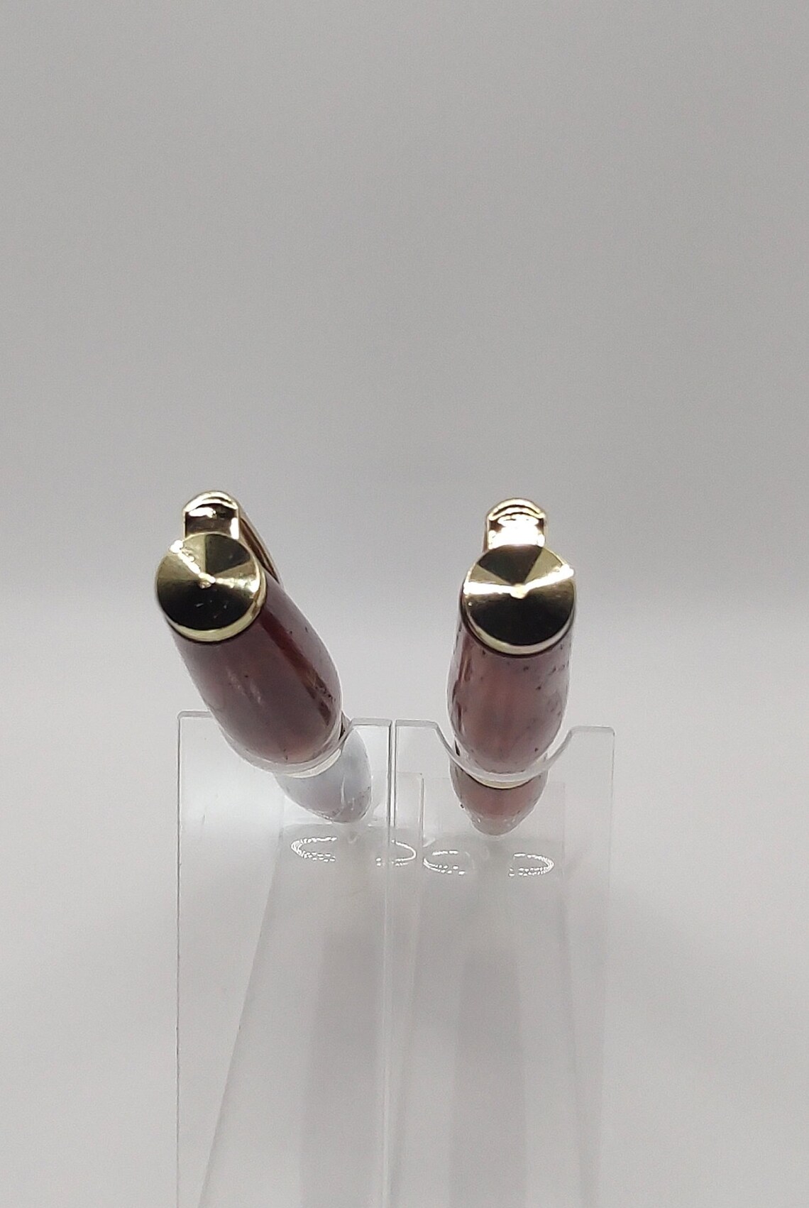 Gorgeous Red Heart Twist Pens With Gold Trim - Etsy