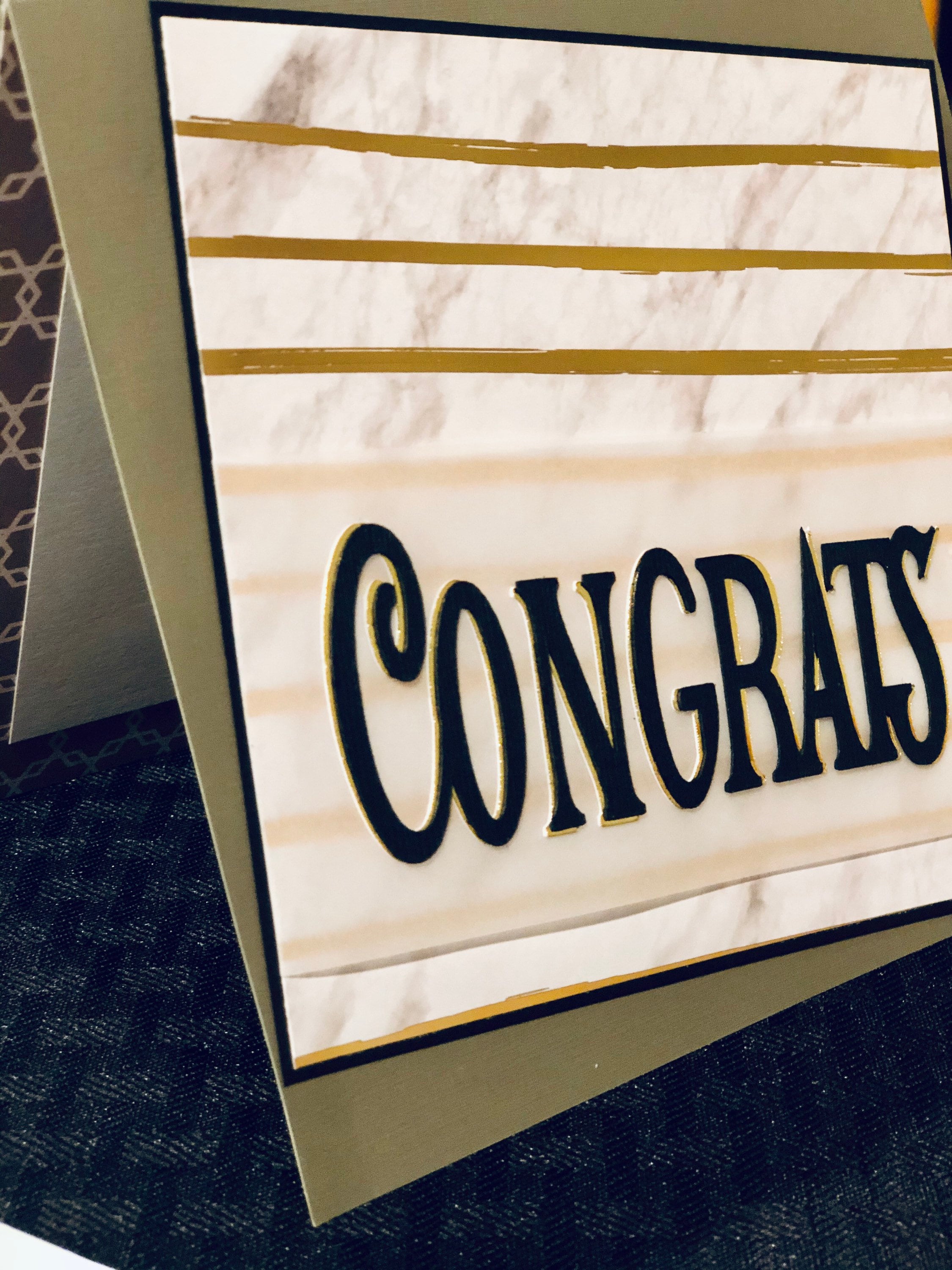 Congrats Handmade Card Masculine Congratulations Card - Etsy