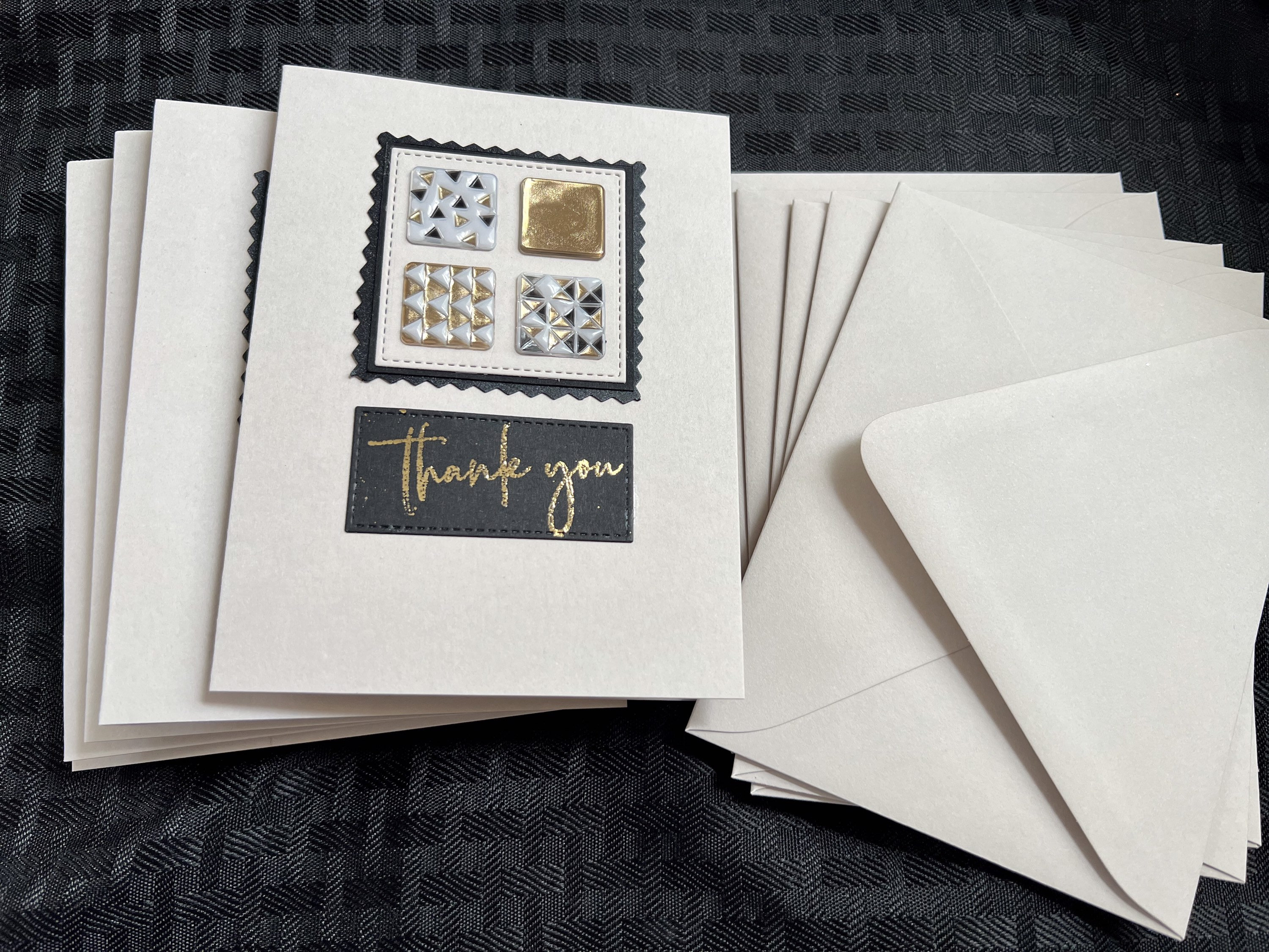 Thank You Card Set Handmade Greeting Cards Thanks Card - Etsy