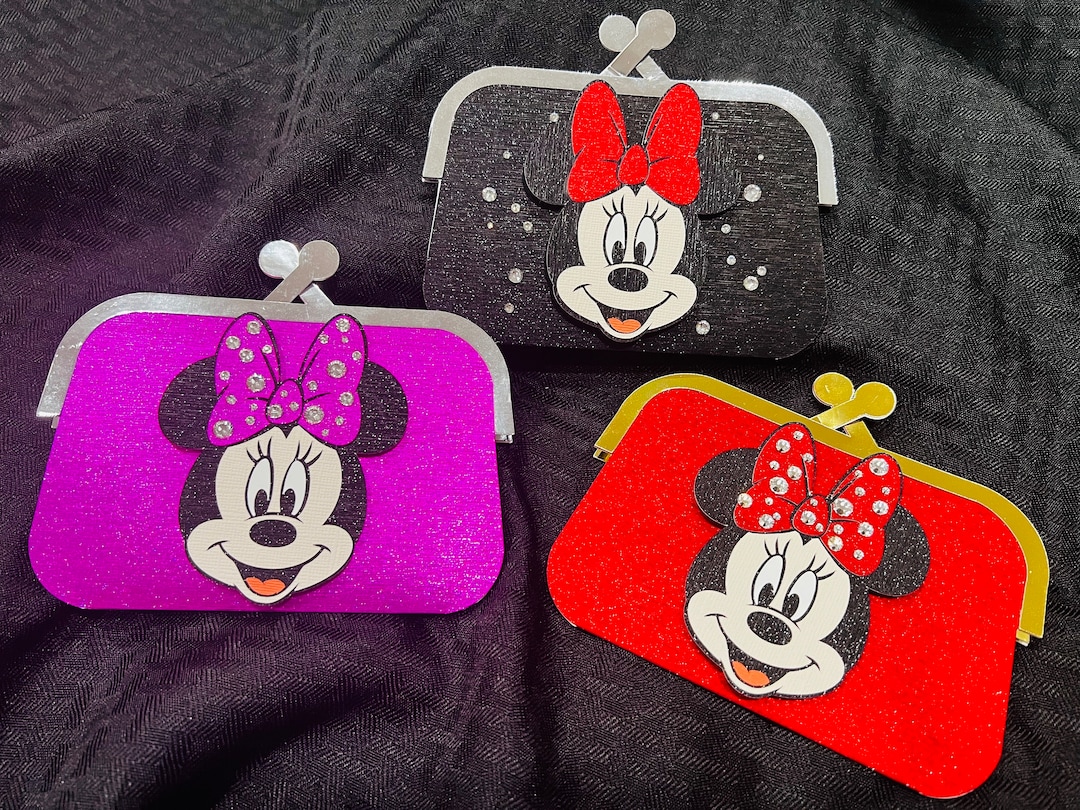 Minnie Purse Gift Card Holder | Black Paper Purse | Luxury Minnie Coin ...