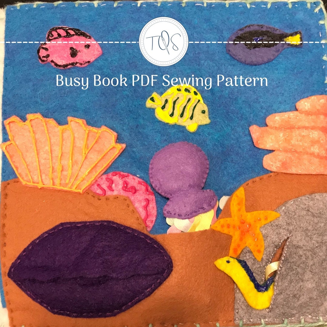 Busy Book Sewing Pattern/digital PDF PATTERN - Etsy