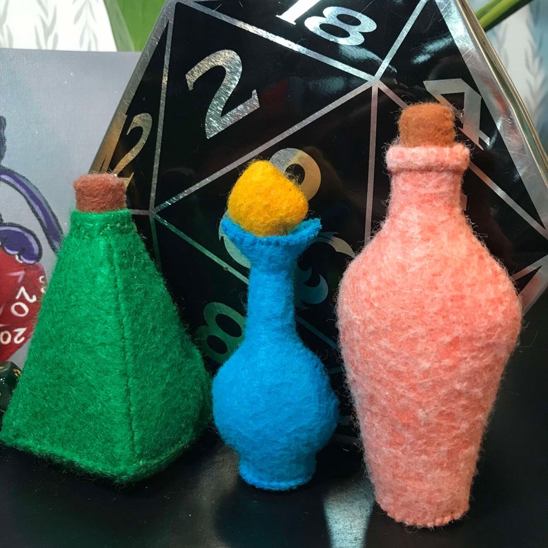 Potion Bottles PDF Sewing Pattern/ Magic Potions - Etsy