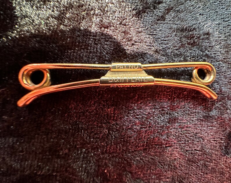 Vintage Swank Men's Art Deco Accessories 2 Tie Clips, 1 Tie Tack, 2 ...