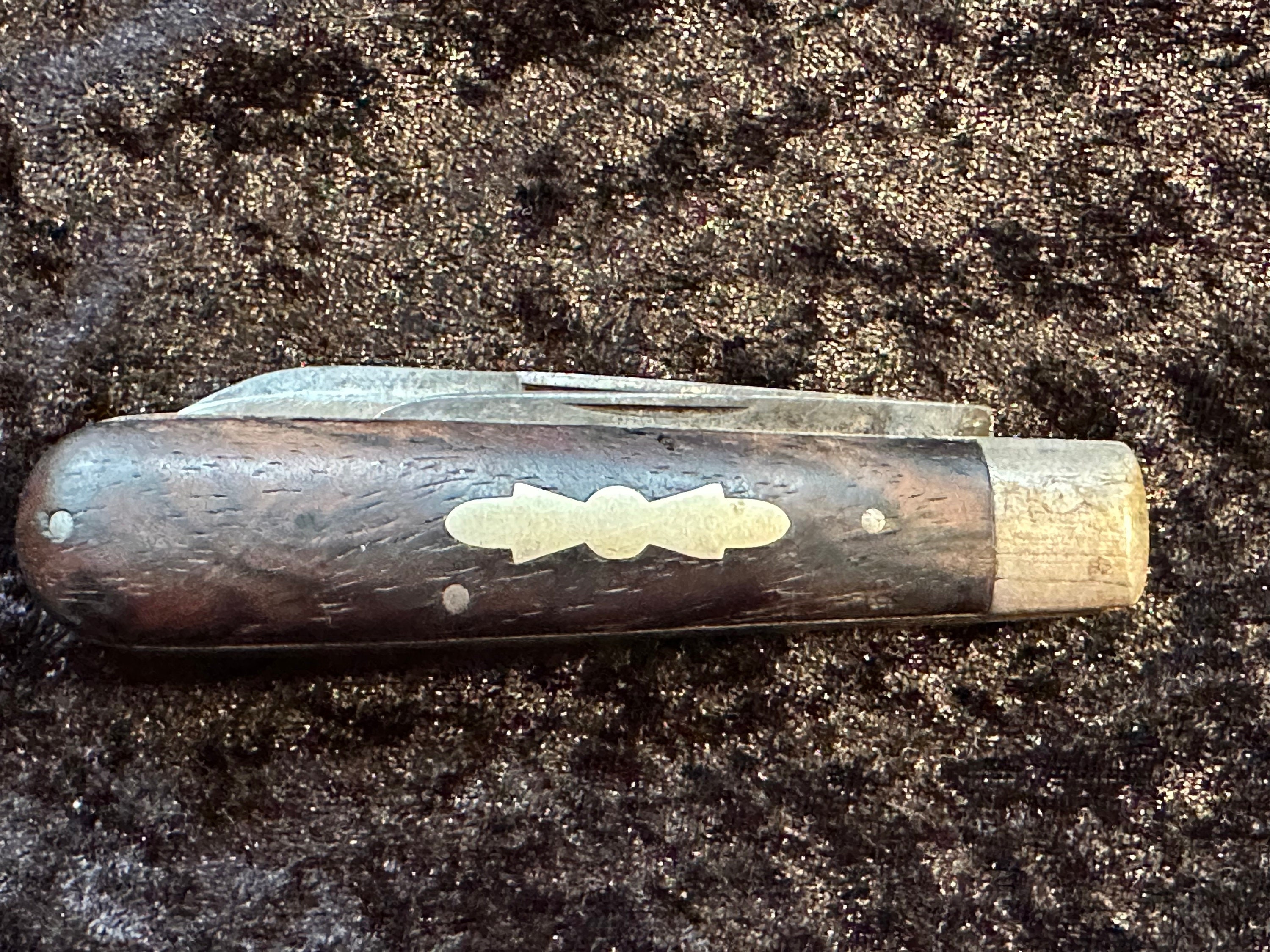 Antique Pocket Knife - Maher & Grosh - Wood Handle Circa 1850 (M326) - Etsy