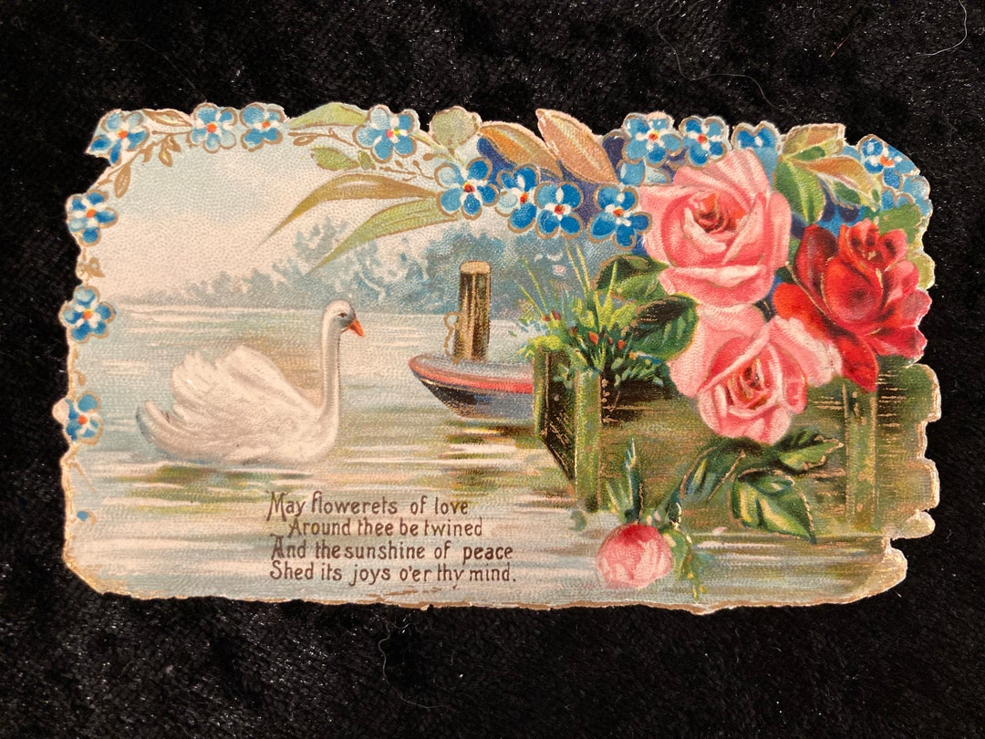 Vintage Victorian Style Calling Card - Circa 1875 (MS322) - Etsy