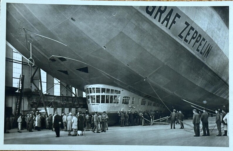 WW2 - Real Photo Post Care - Sepia - Graf Zeppelin (PC306) - Etsy