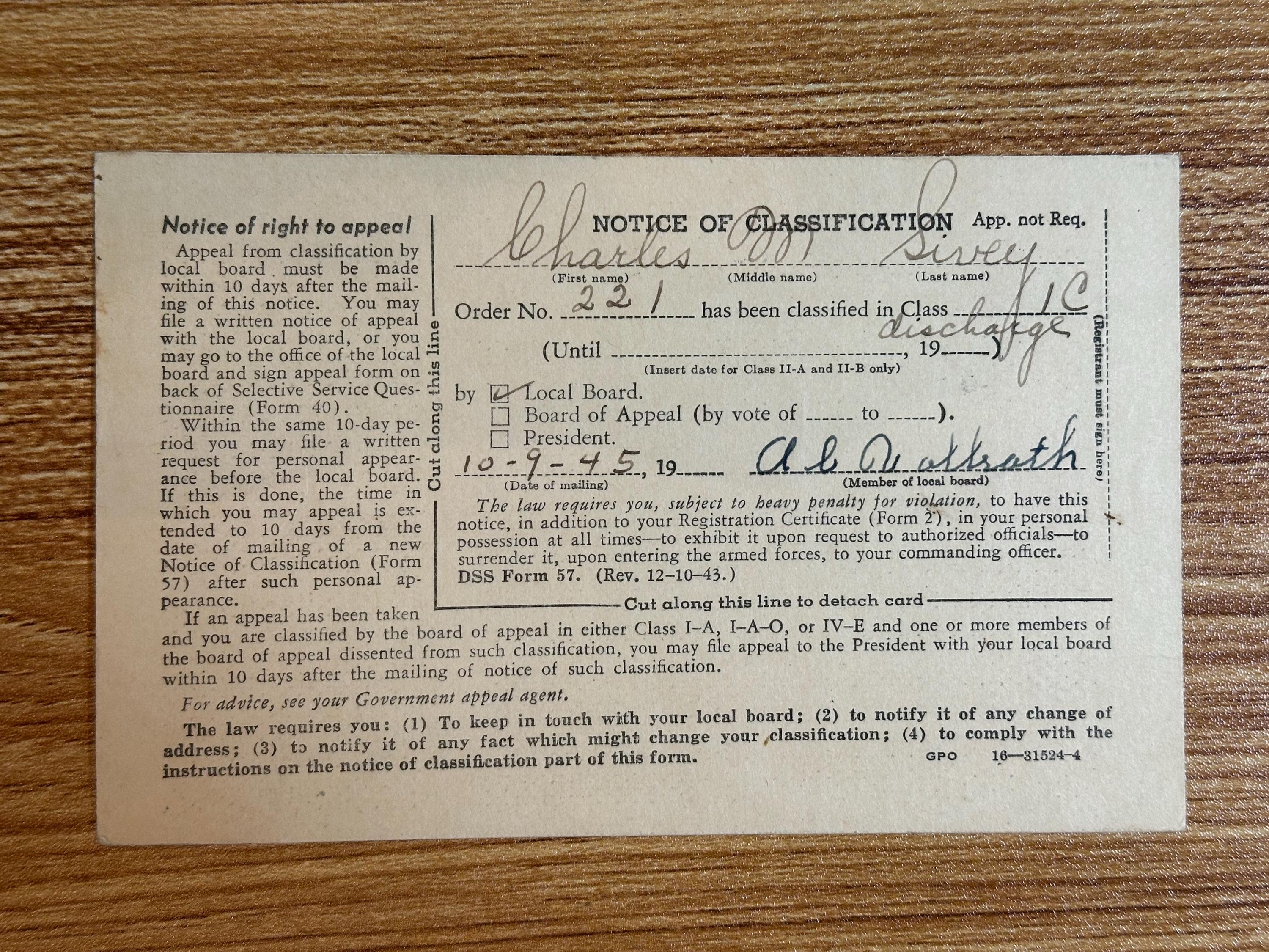 WW2 - GI Official Documents (MS443) - Etsy
