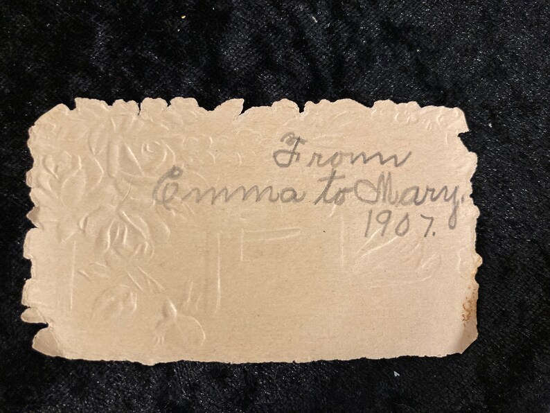 Vintage Victorian Style Calling Card - Circa 1875 (MS322) - Etsy
