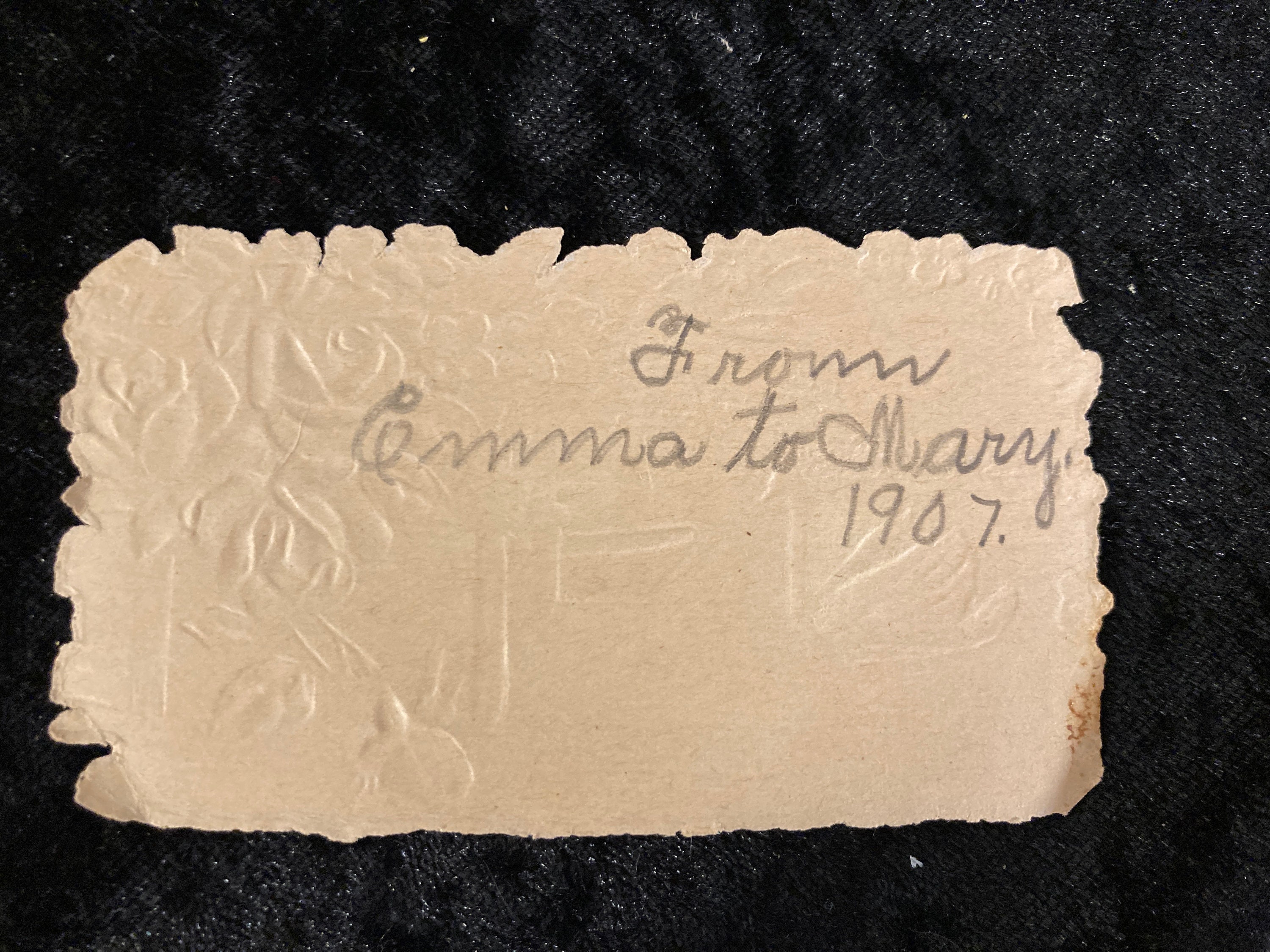 Vintage Victorian Style Calling Card - Circa 1875 (MS322) - Etsy