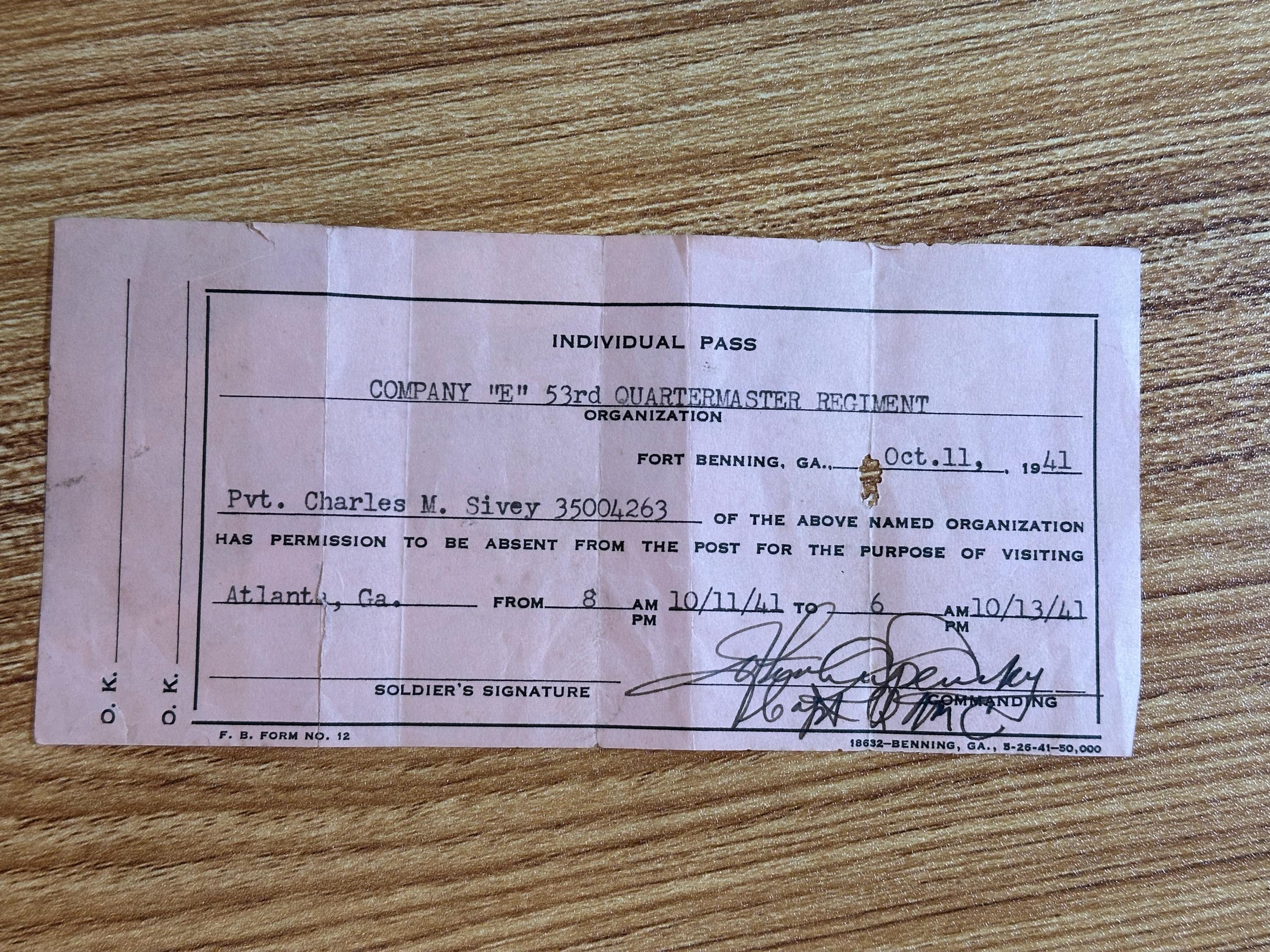 WW2 - GI Official Documents (MS443) - Etsy