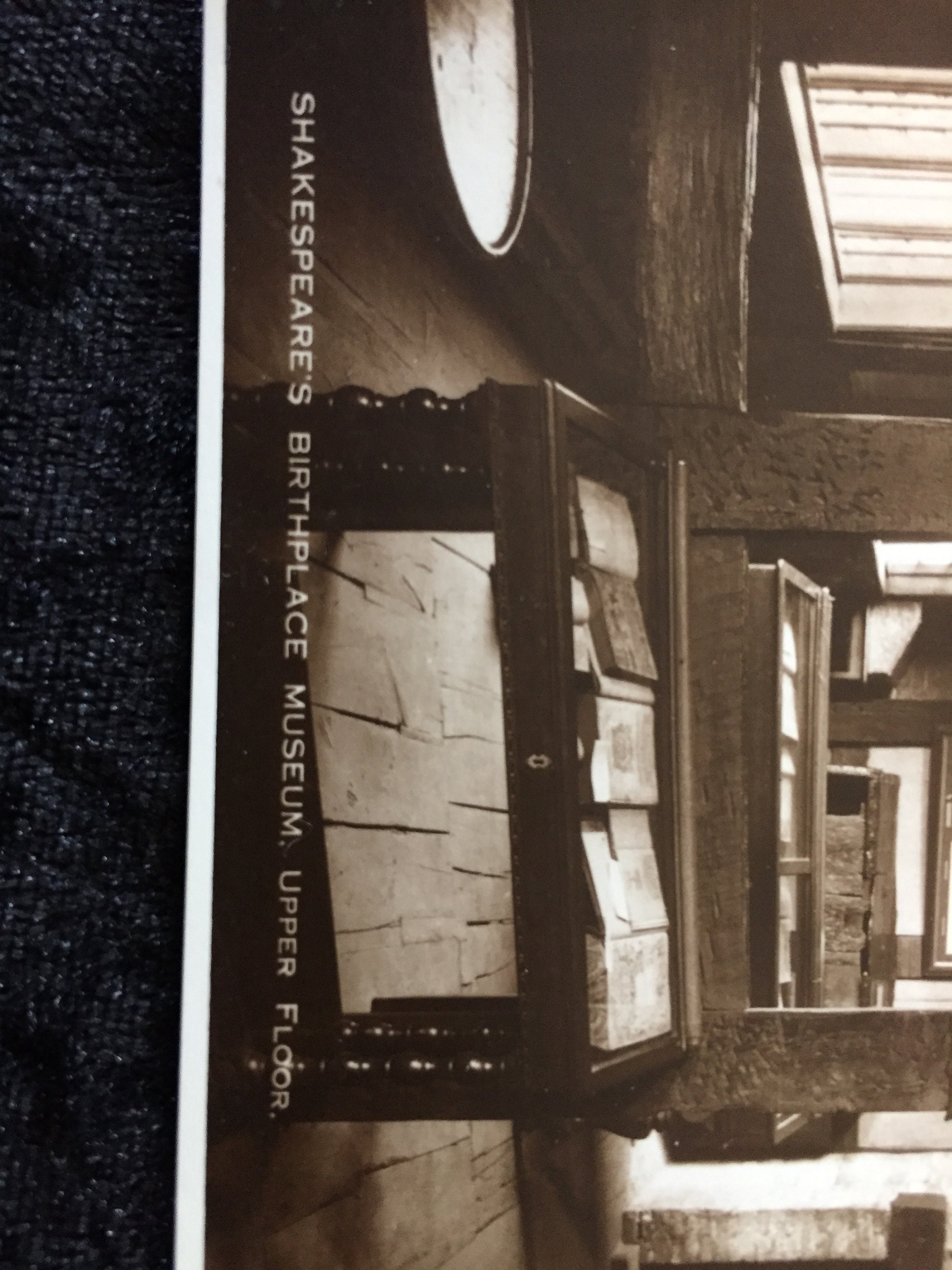 2 Collectible Real Sepia Photo Postcards Shakespeare's - Etsy