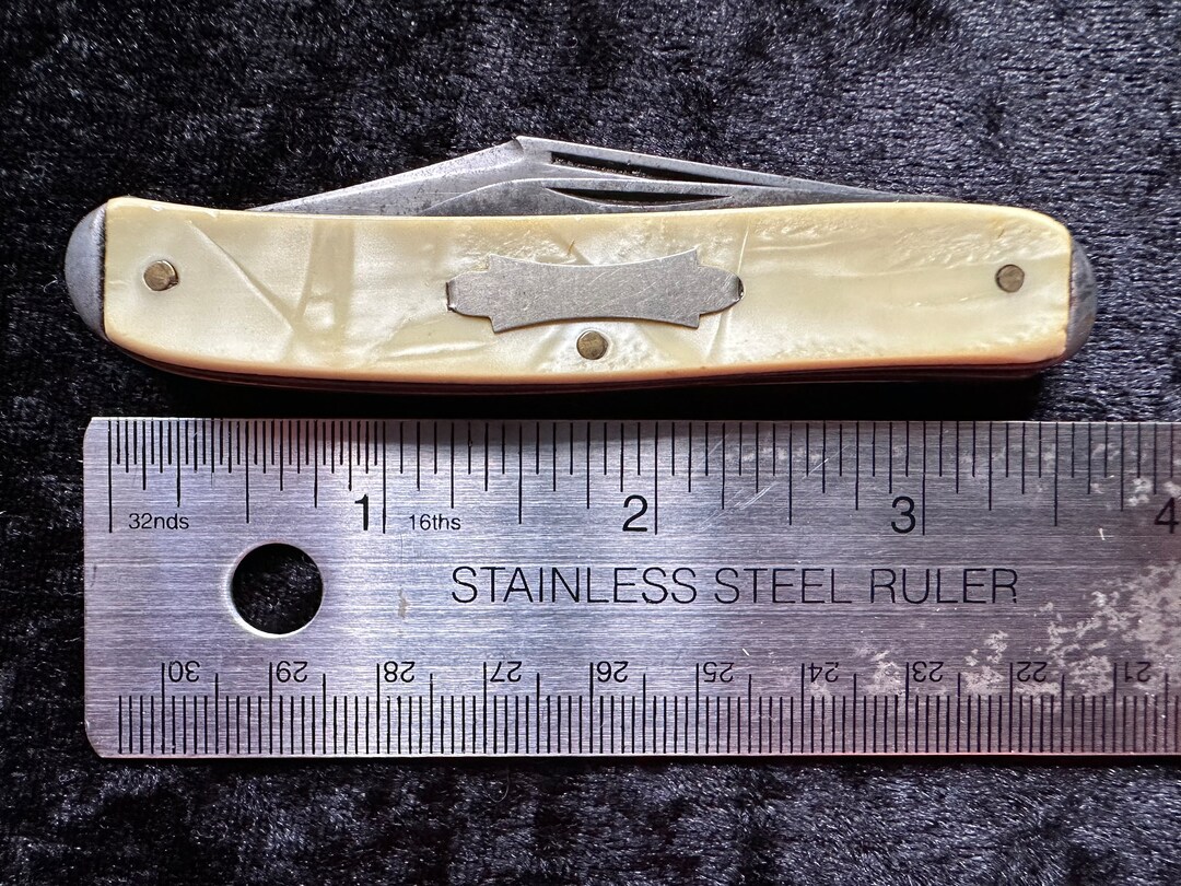 Exquisite Vintage Pocket Knife Ivory Handle, 2 Blades M201 - Etsy