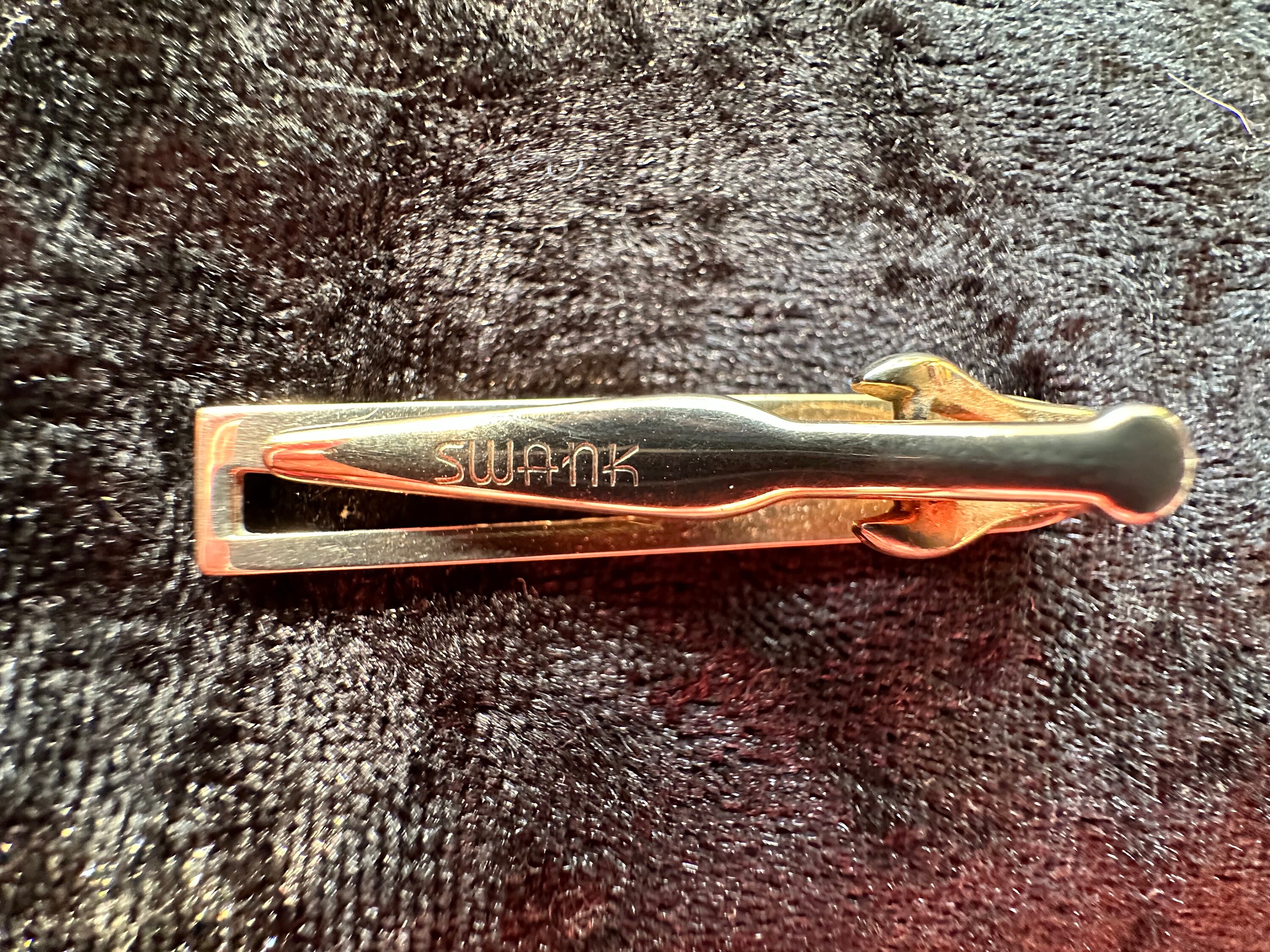 Vintage Swank Men's Art Deco Accessories - 2 Tie Clips, 1 Tie Tack, 2 ...