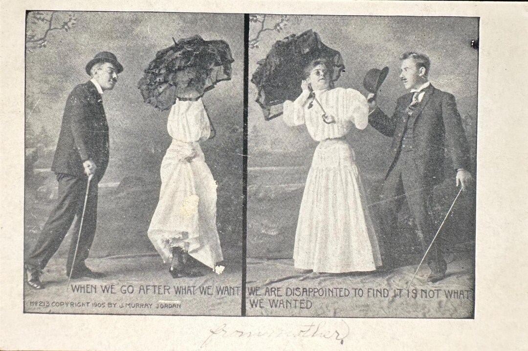 3 Humorous Vintage Postcards - 1905 to 1926 (item# PC 048) - Etsy UK
