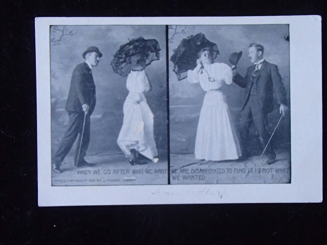 3 Humorous Vintage Postcards 1905 to 1926 item PC 048 - Etsy