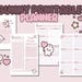 Super Cute Bunny Themed Weekly & Daily Printable Planner Pages. A4, To ...
