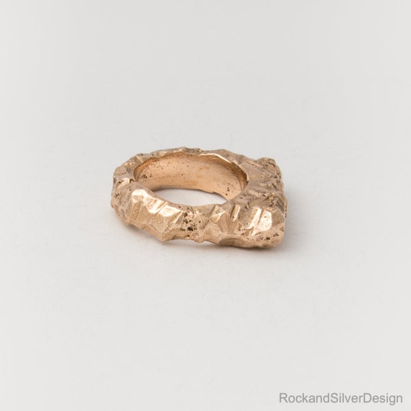 Cast Silver Ring - Etsy