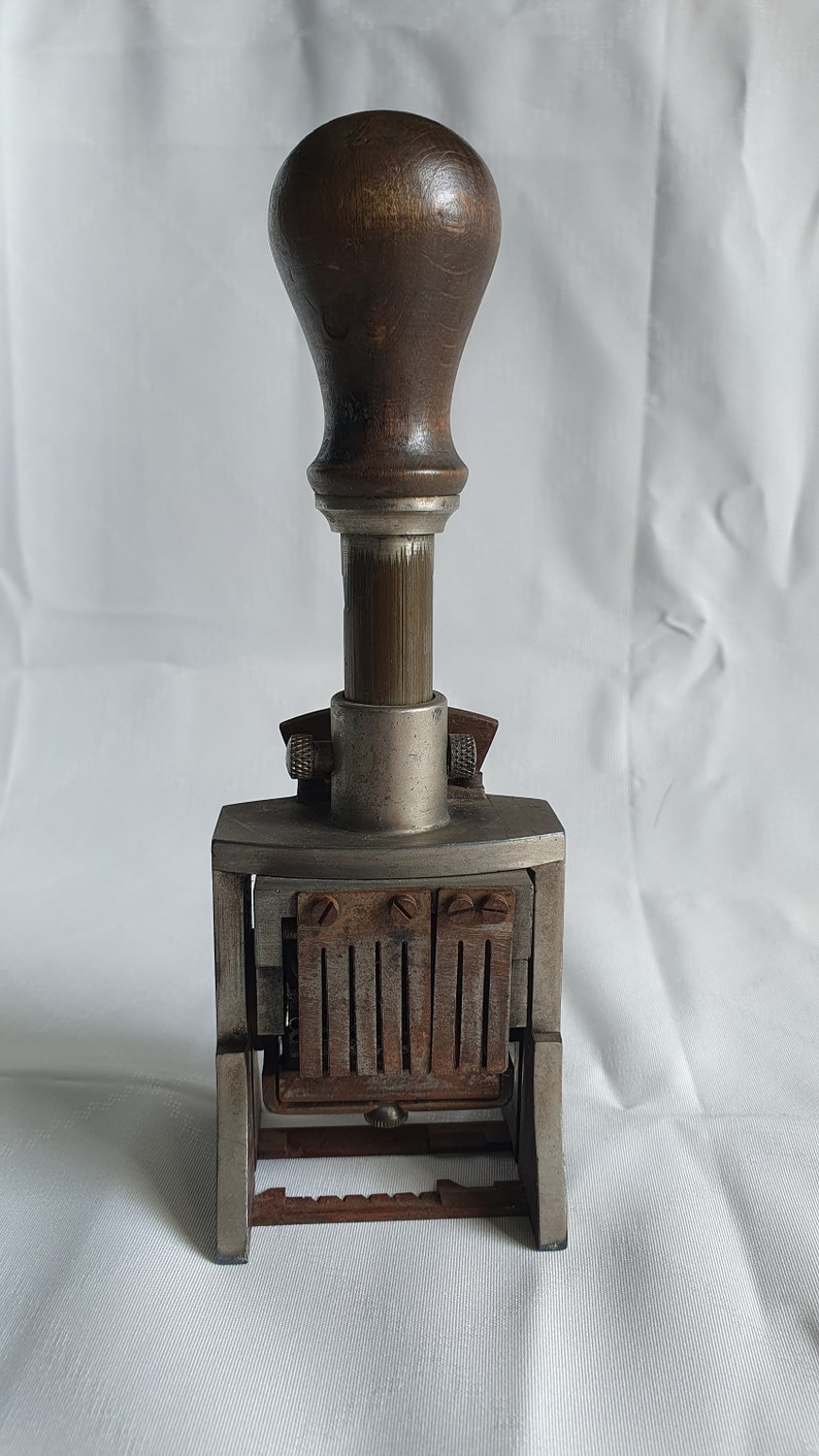 Rare Pre 1920 Antique Metal Numbering Stamp - Etsy