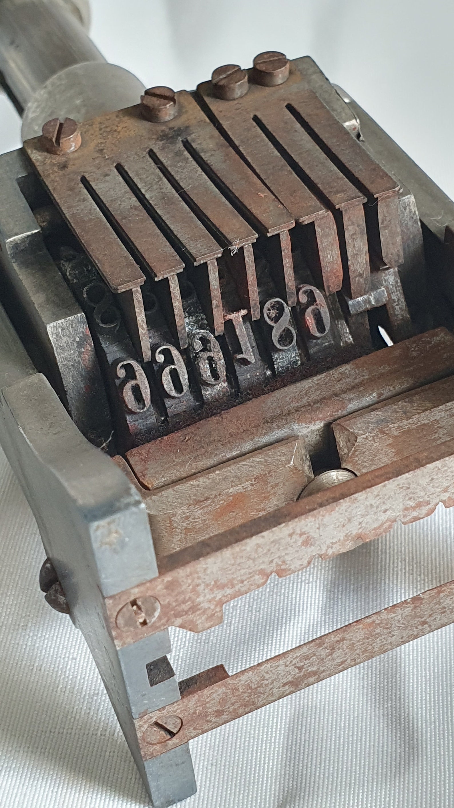 Rare Pre 1920 Antique Metal Numbering Stamp - Etsy