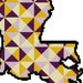 Louisiana Digital Cross Stitch Pattern, LSU Cross Stitch Pattern ...
