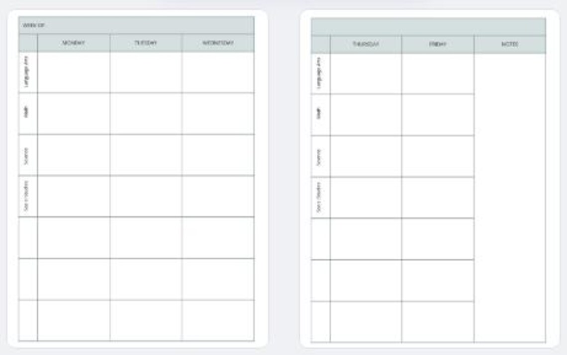 Homeschool Planner for 2025-26 Academic Year, Digital Download ...