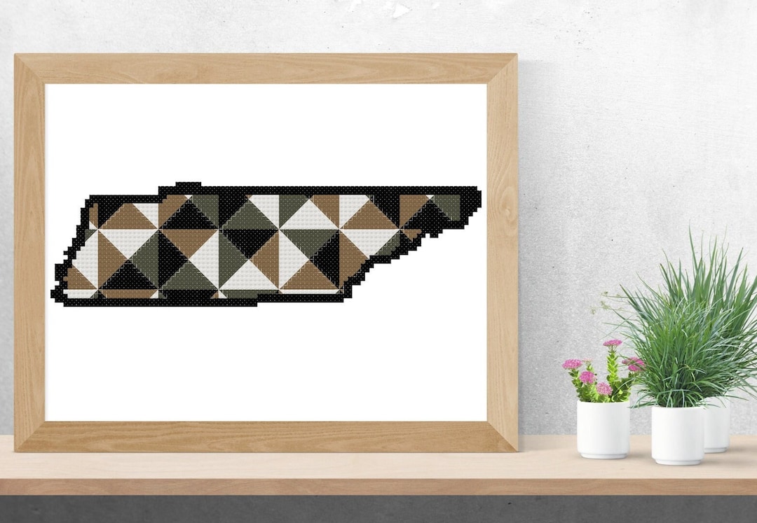 Tennessee Digital Cross Stitch Pattern, Vanderbilt Cross Stitch Pattern ...
