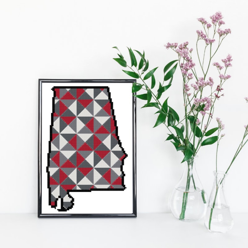 Crimson Tide Cross - Etsy