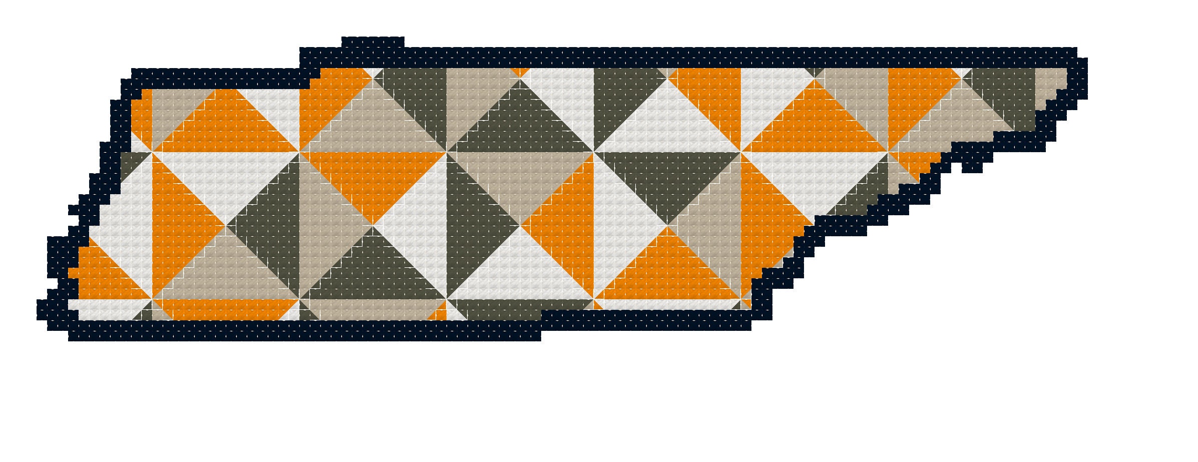 Tennessee Digital Cross Stitch Pattern, University of Tennessee Cross ...