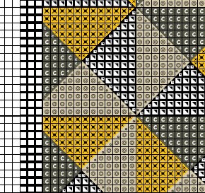 Indiana Digital Cross Stitch Pattern, Indiana Purdue Cross Stitch ...