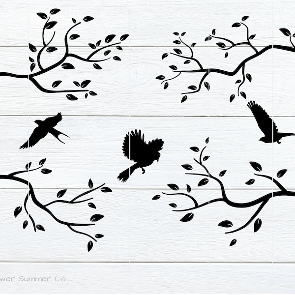 Bird Branch Tree - Etsy