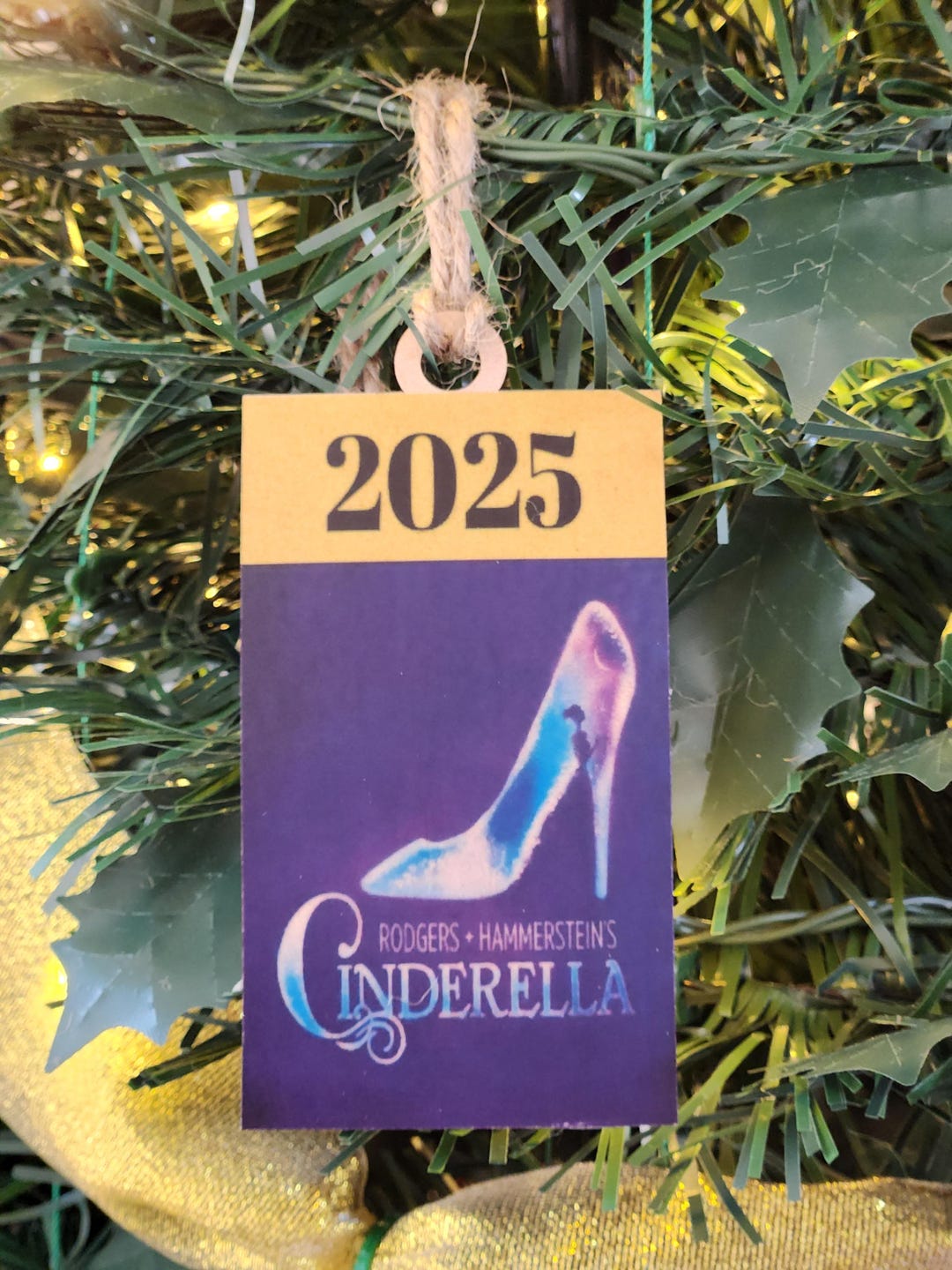 Cinderella Broadway Program Ornament, Personalized Theater Gift - Etsy