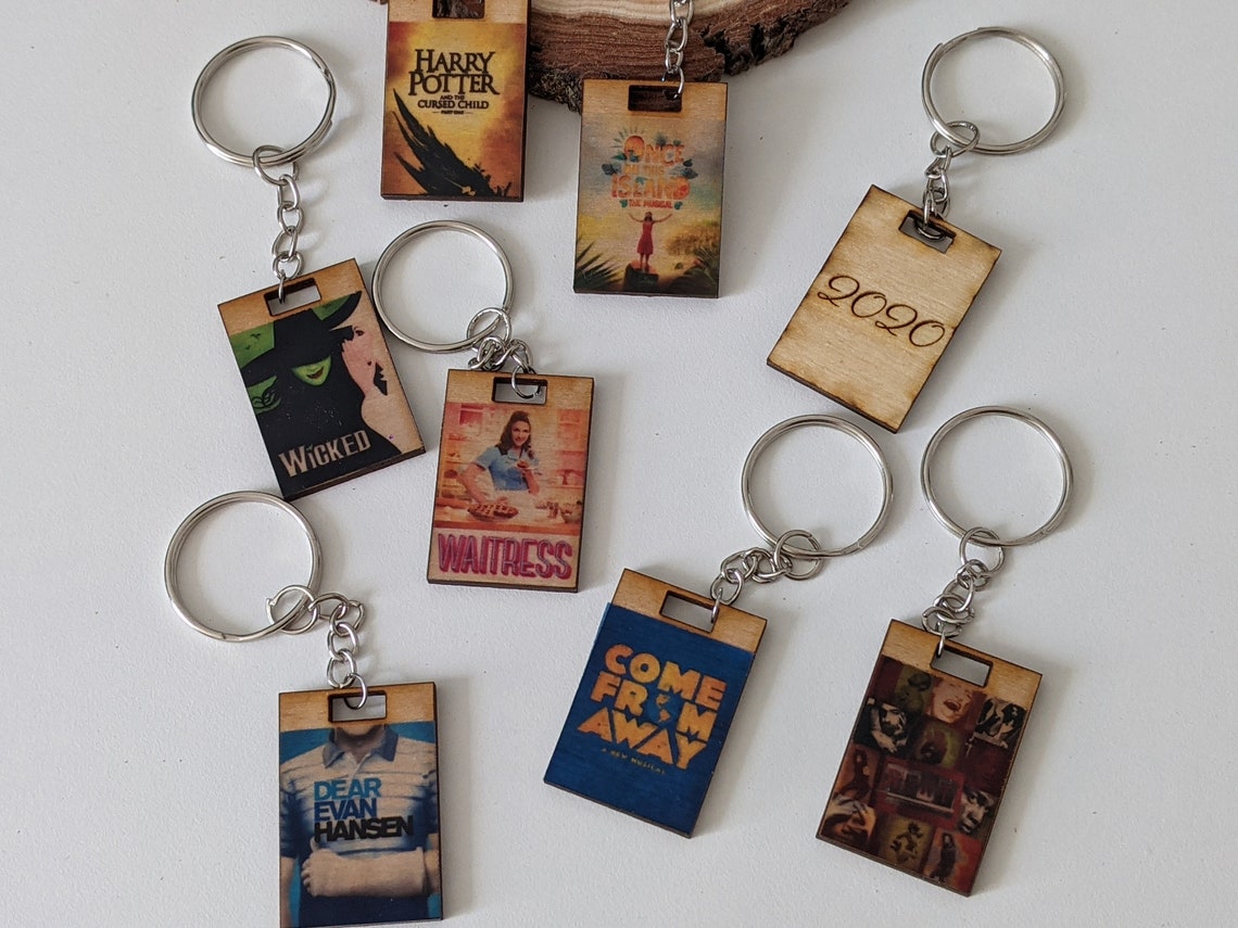 Broadway Program Keychain Stocking Stuffer Musical Theatre - Etsy