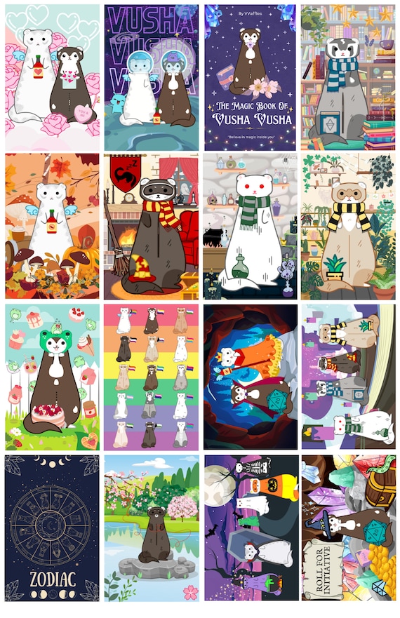 NUGGET & VVAFFLES TRADING Cards - Etsy