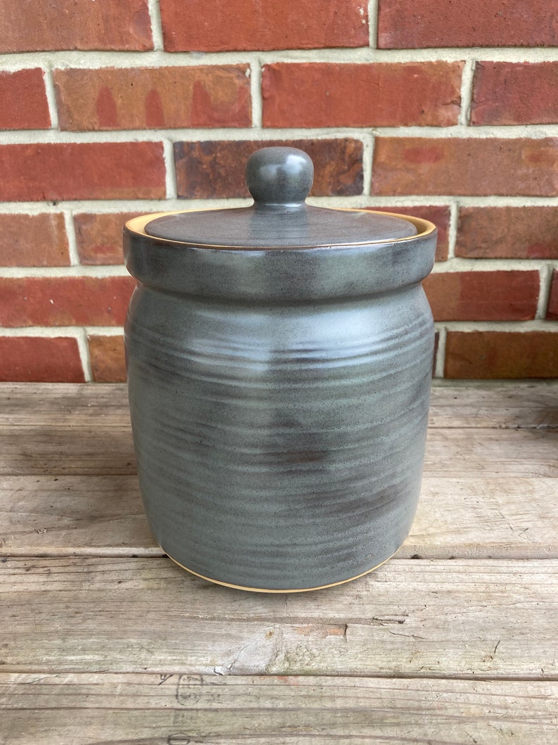 Stoneware Canister Set | Etsy