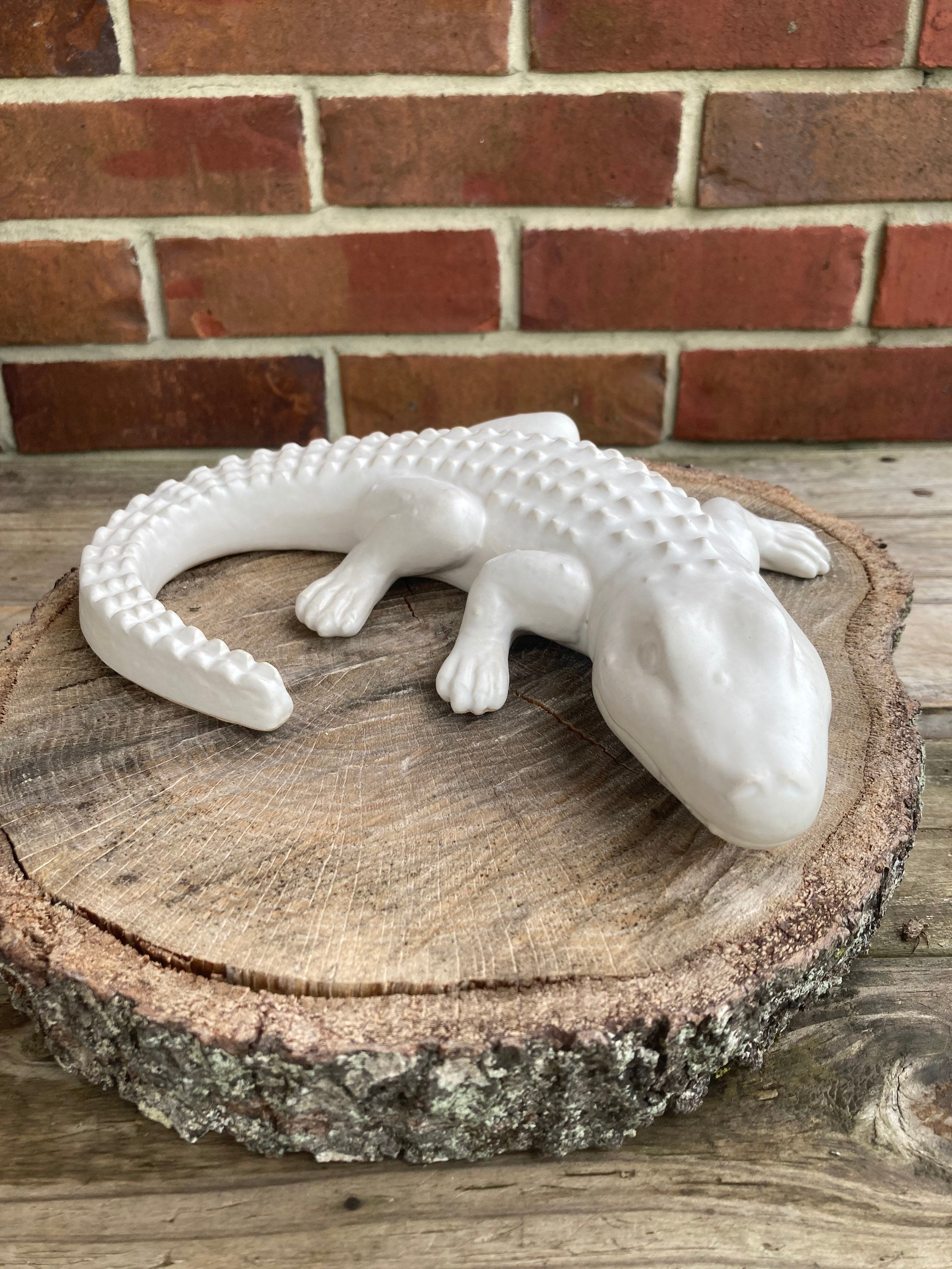 Stoneware Alligator - Etsy