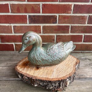 Stoneware Duck - Etsy